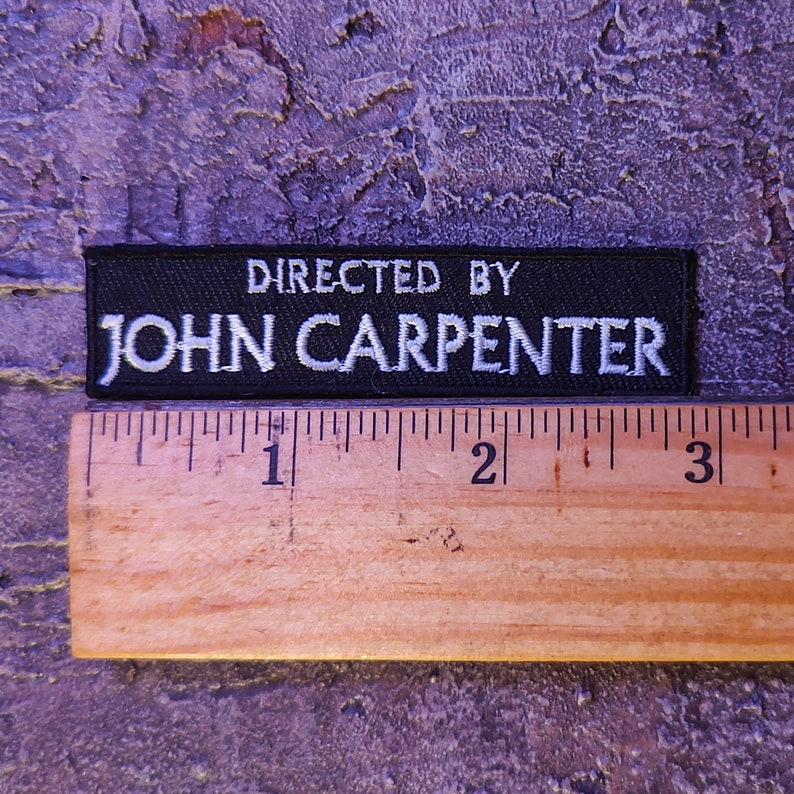 Directed by John Carpenter Embroidered Patch - Etsy