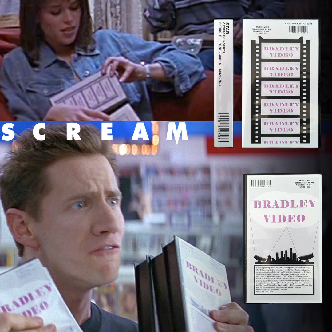 SCREAM Bradley Video Box and Membership Card - Etsy