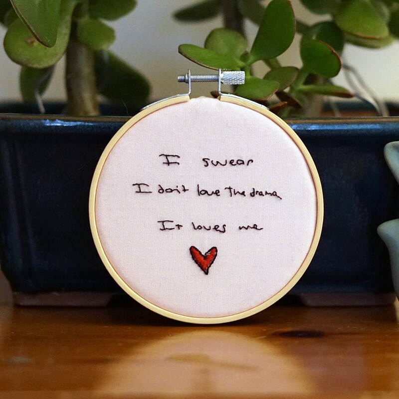 Swear Embroidery - Etsy