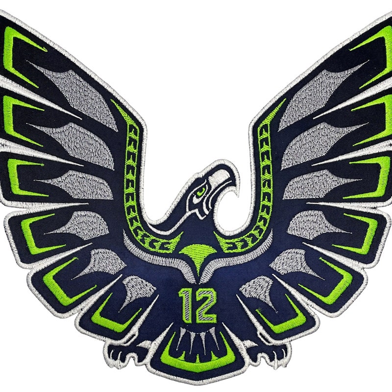 Seahawks Iron Patches - Etsy