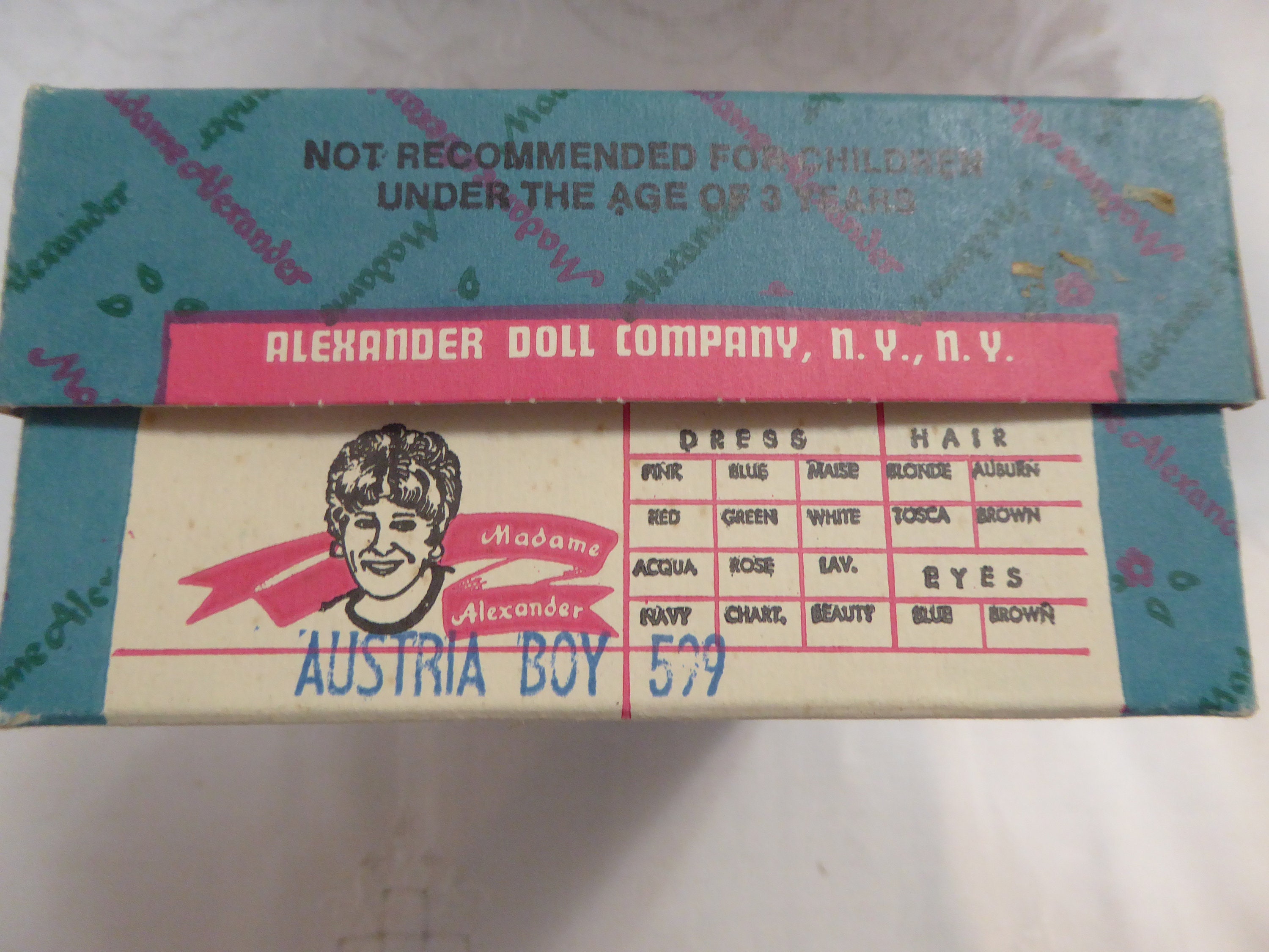 8" Madame Alexander International Doll - Austria Boy #599 "restrung" - Etsy