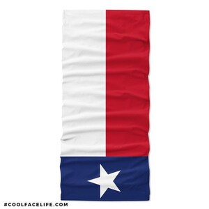 Texas Flag Face Bandana - Etsy
