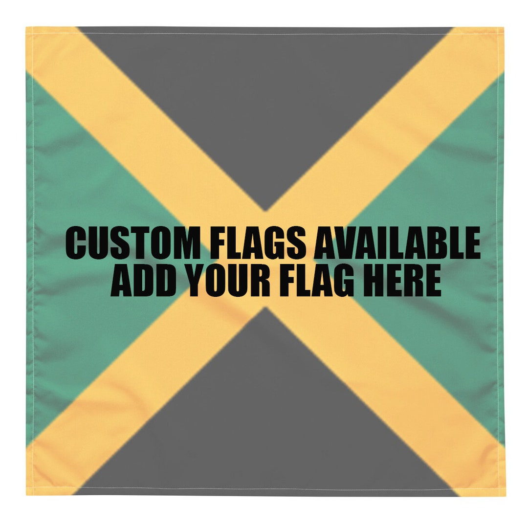 Custom Flag Bandana Any Flags or Mixed - Etsy