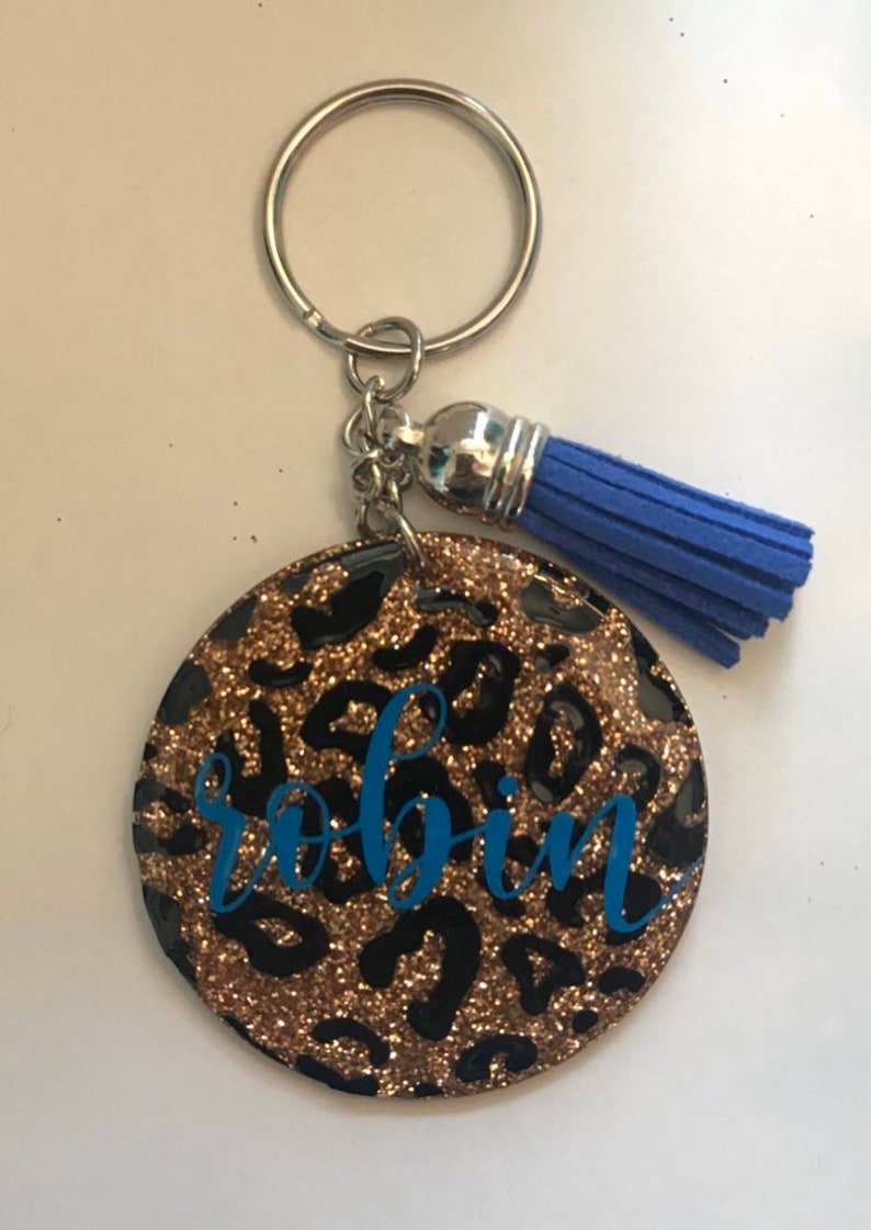 Leopard Keychain - Etsy