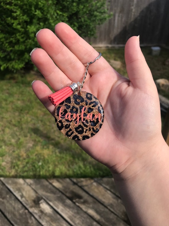Leopard Keychain | Etsy