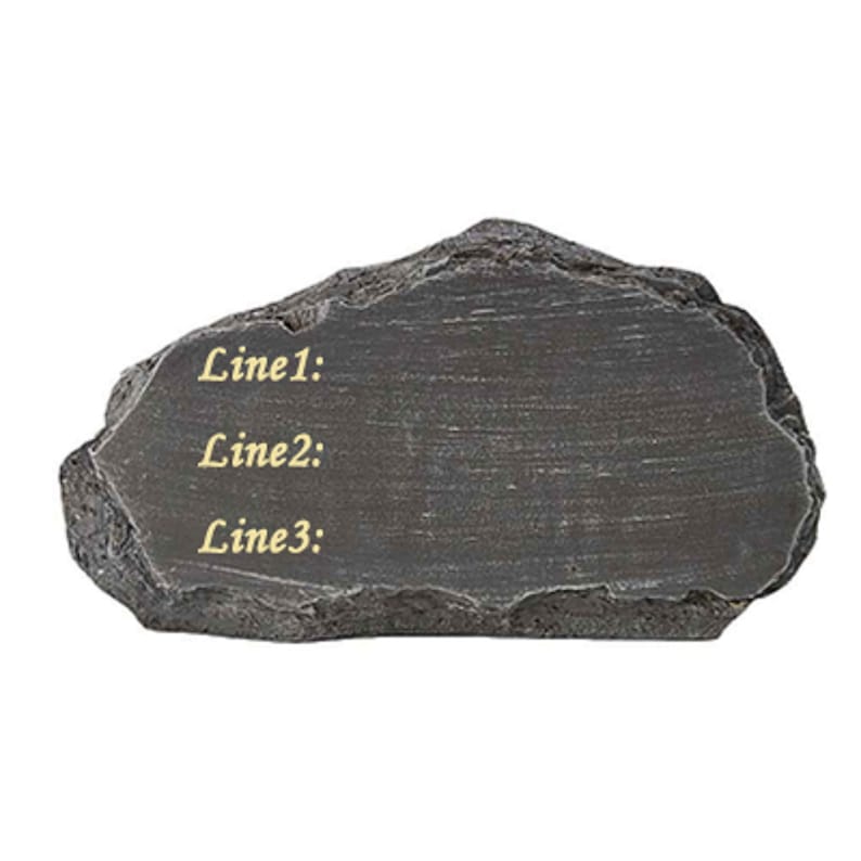 Personalized Garden Stones Engraved with Any | Etsy