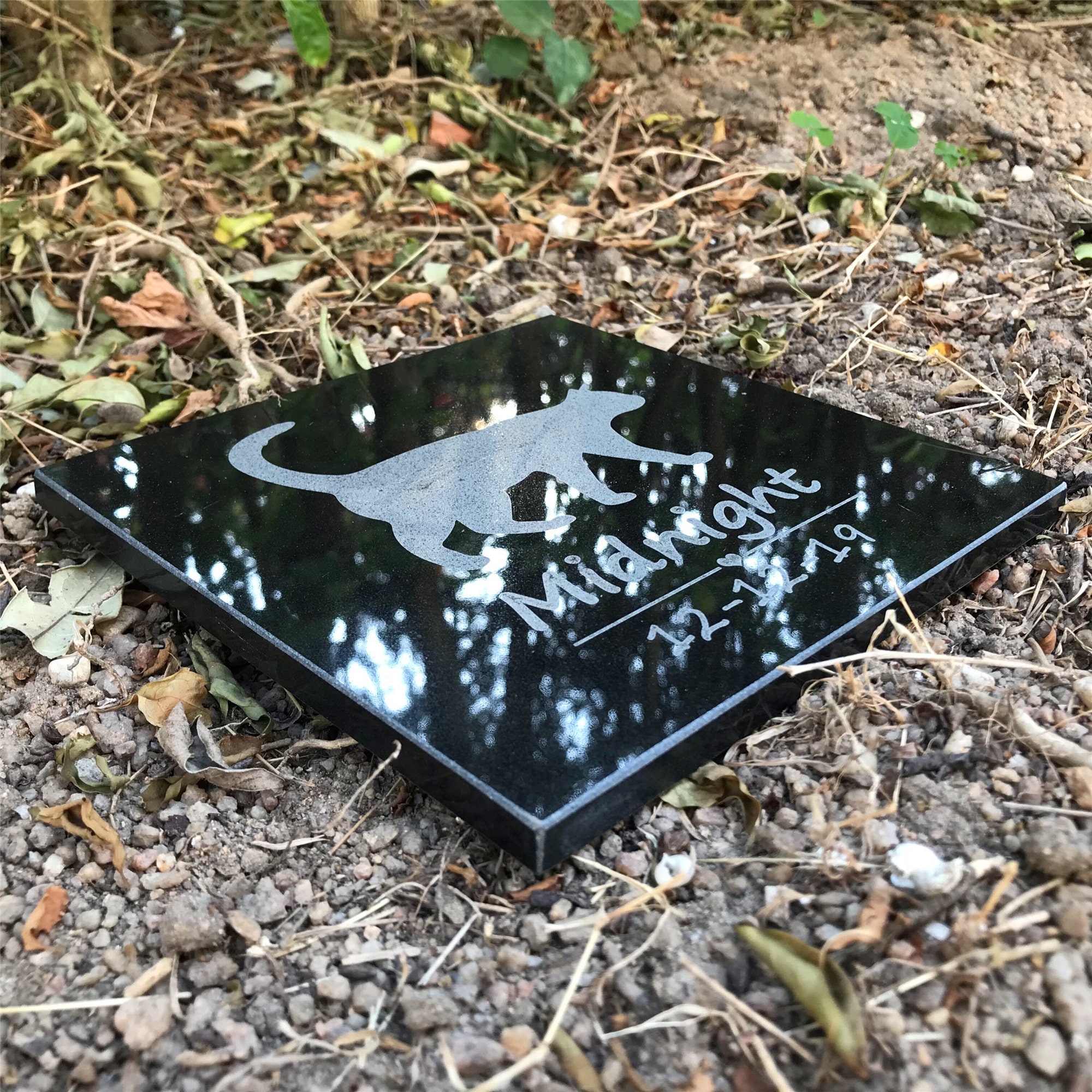 Personalized Cat Memorial Stones Tombstonesgranite Cat Burial | Etsy
