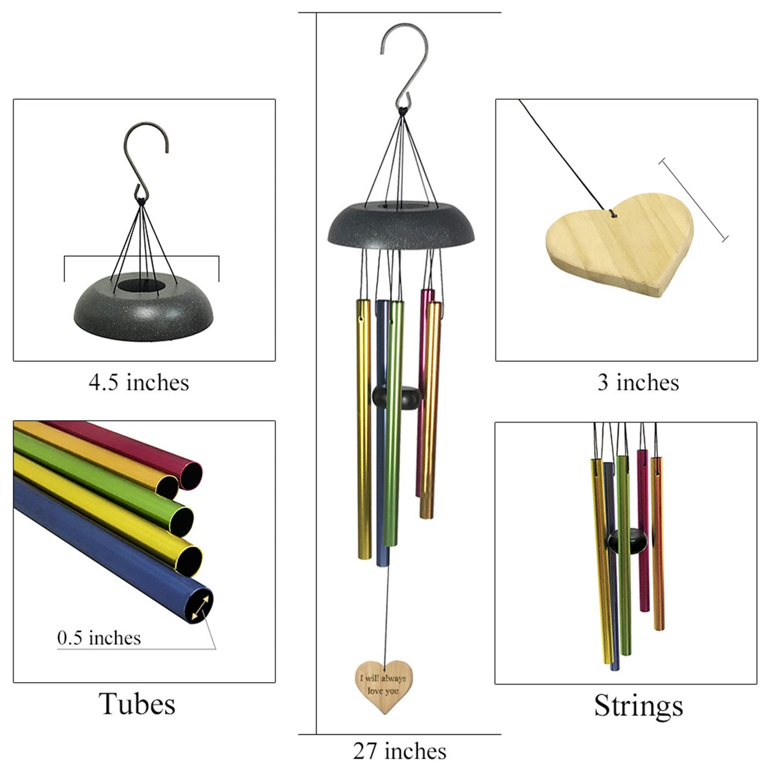 Wind Chimes Personalizedcustom Wind Chimes Outdoors Indoors - Etsy