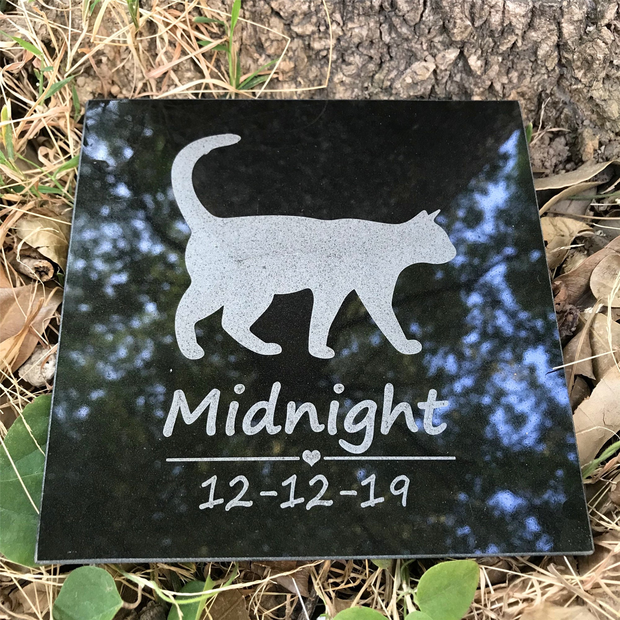 Personalized Cat Memorial Stones Tombstonesgranite Cat Burial | Etsy