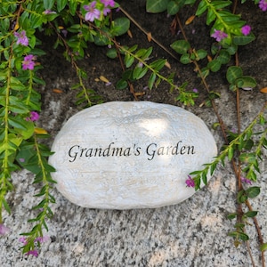 Decorative Grave Stones Memorial Rocks Engraved With Any Words, Small ...