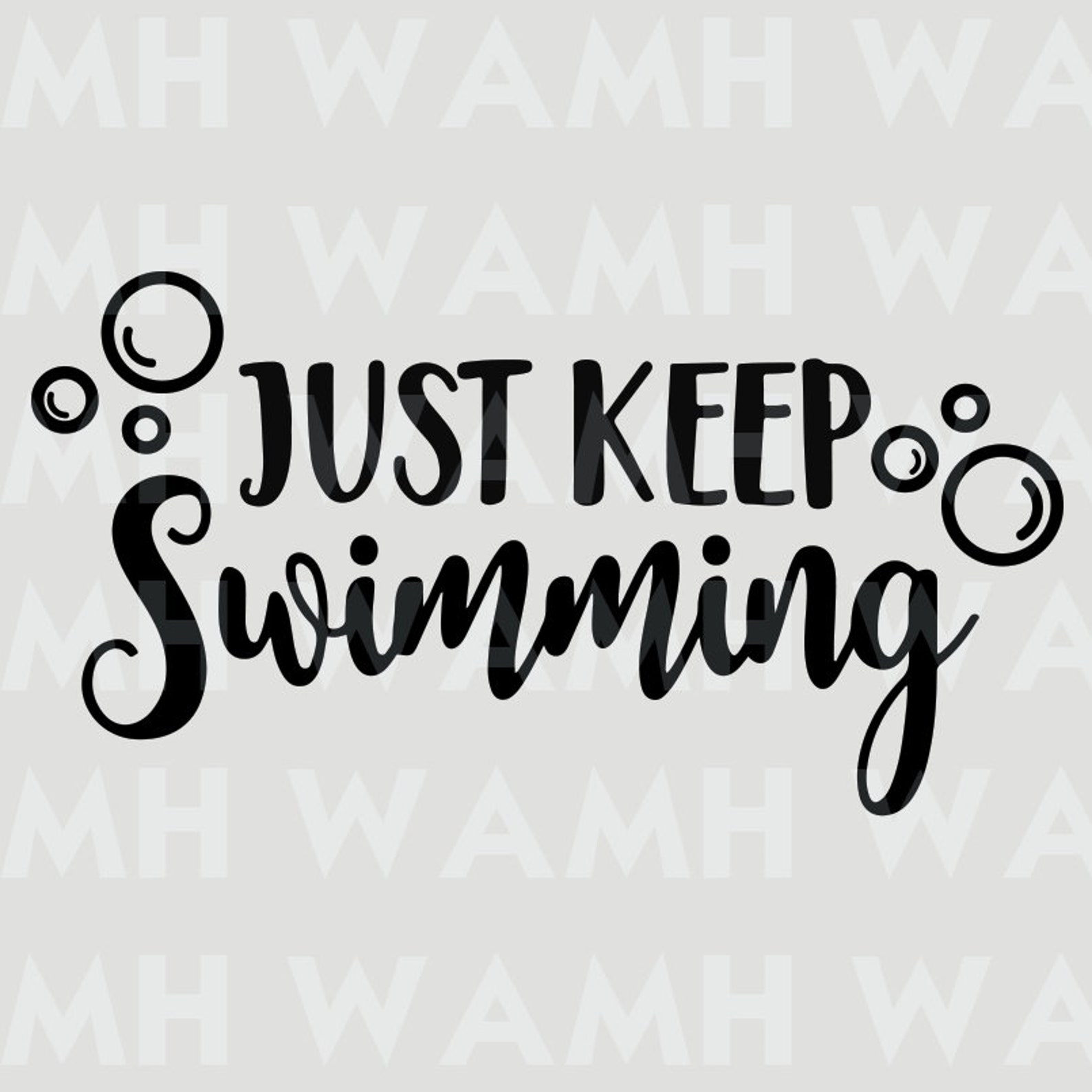 Just Keep Swimming Disney Inspired Finding Nemo/Dory | Etsy