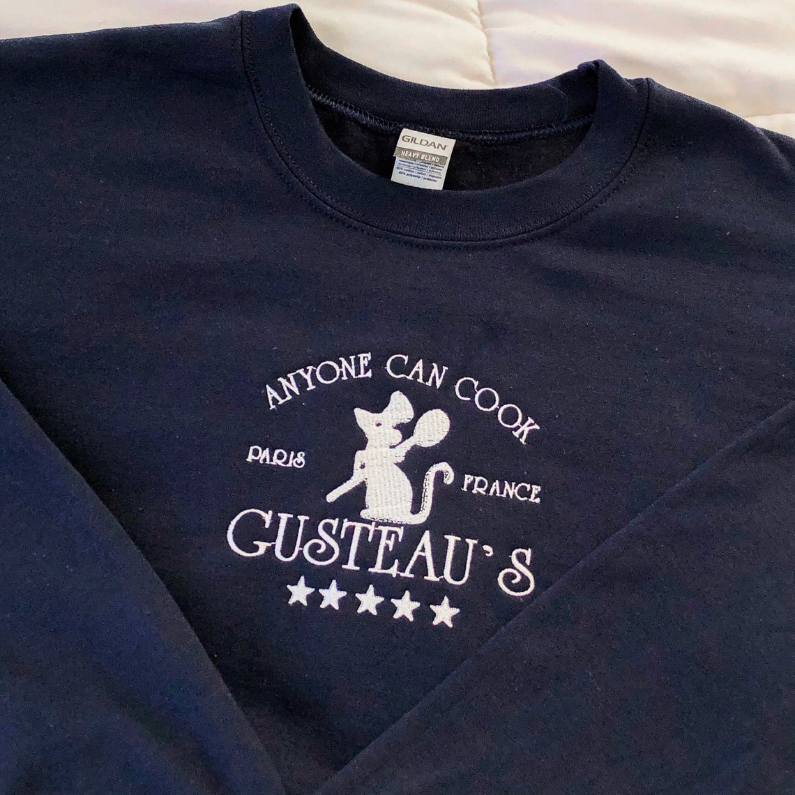 Anyone Can Cook Embroidered Sweatshirt - Etsy