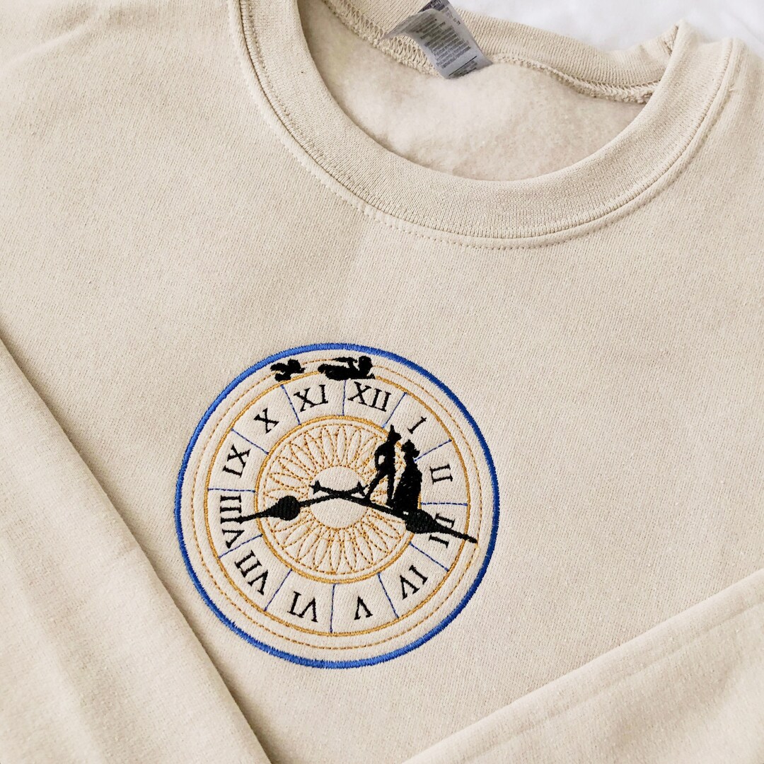 Peter's Clock Embroidered Sweatshirt - Etsy