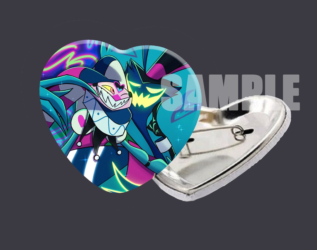 Helluva Boss - Heart Pins - Etsy