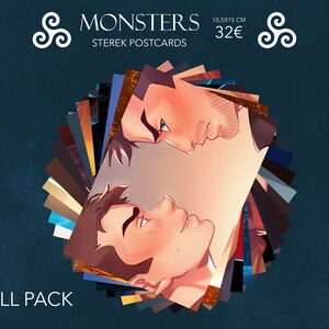 Monsters - TEEN WOLF [STEREK] Postcards - Etsy