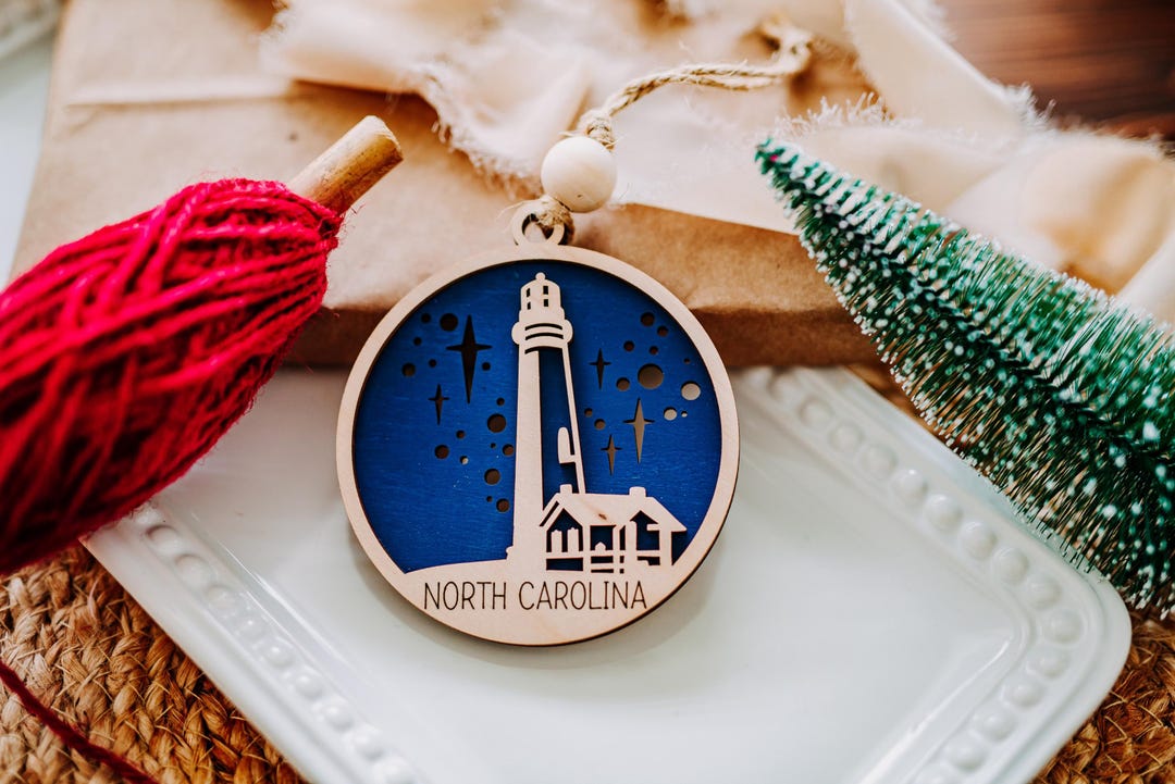 Personalized Lighthouse Ornament Handmade, Beach Wedding Favors for ...
