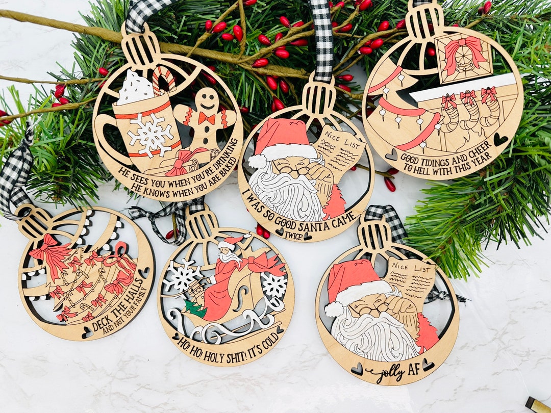 So Good Santa Came Twice Ornament Handmade, Good Girl Smut Christmas ...