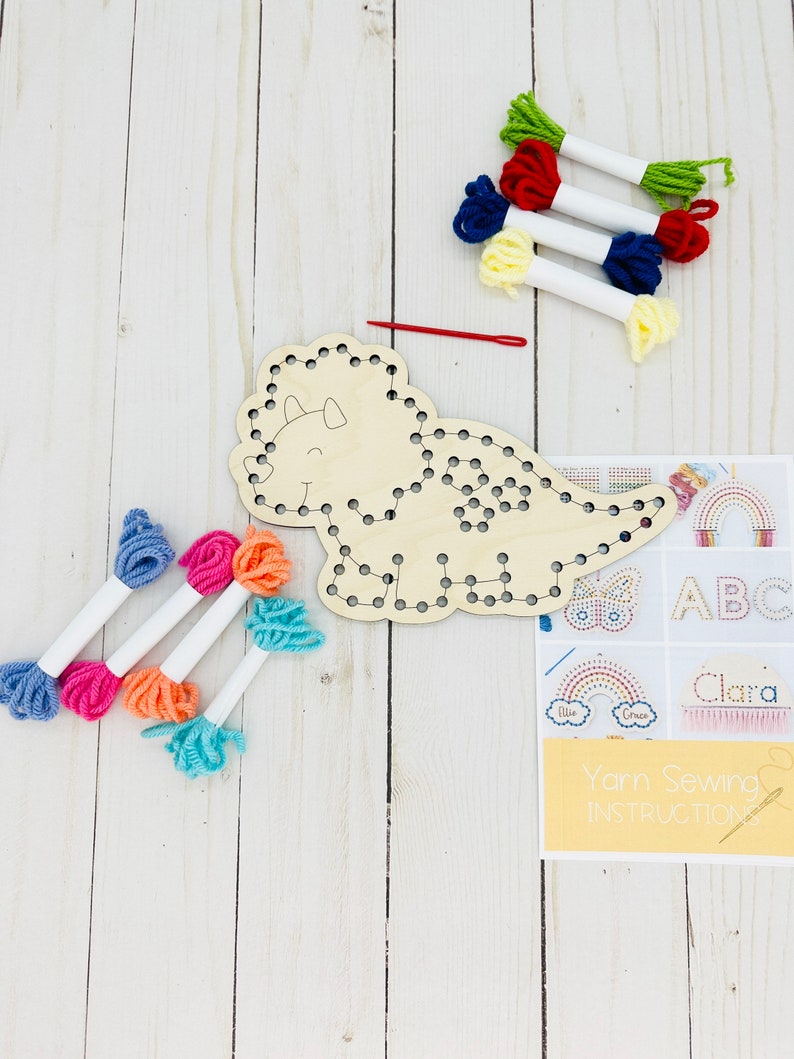 Personalized Brachiosaurus Lacing Craft Kit, Dinosaur Party Favor - Etsy