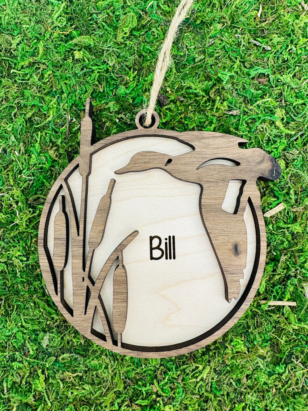 Personalized Duck Hunting Christmas Ornament - Etsy