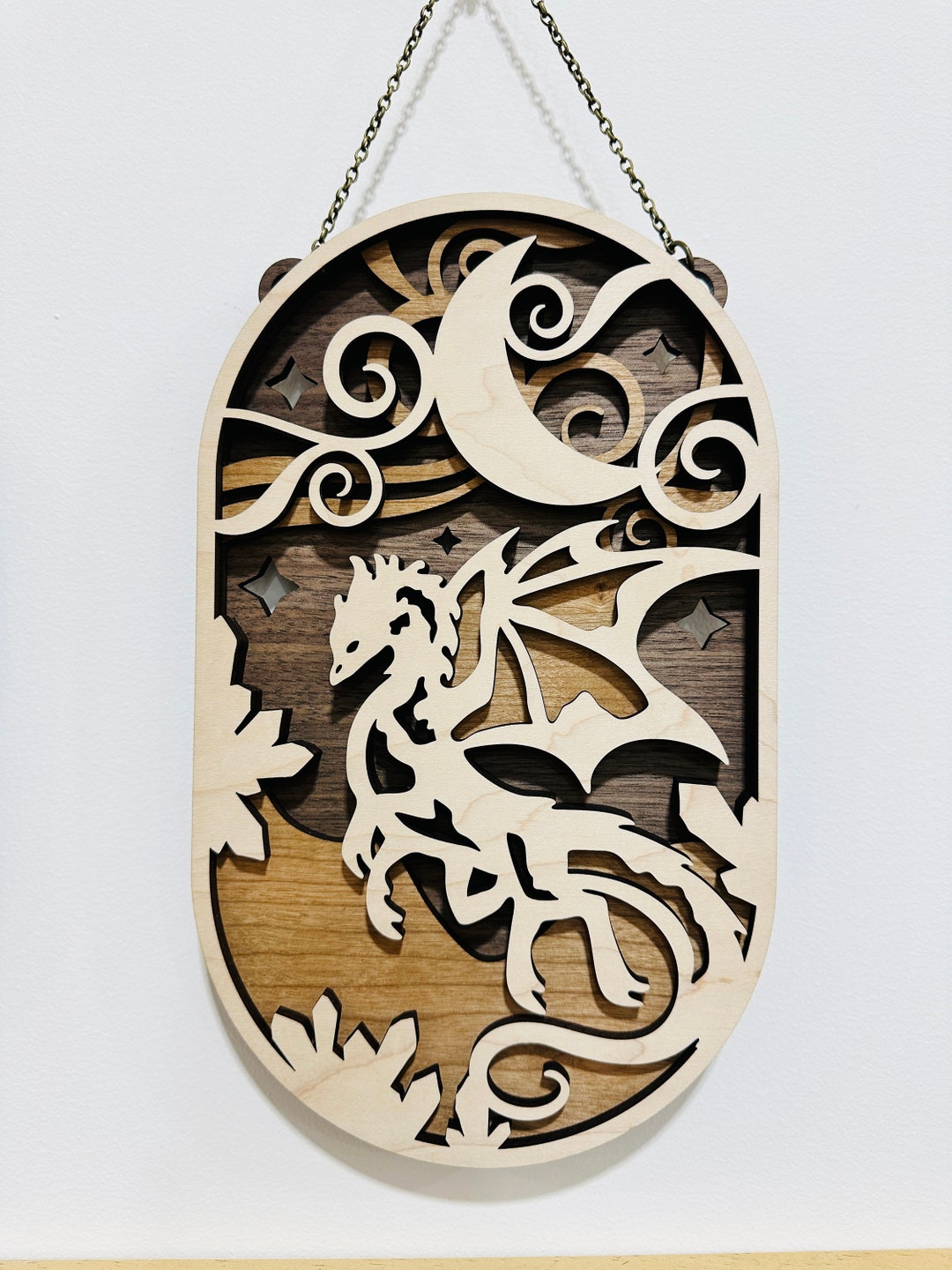 Whimsical Dragon Wall Art for Boyfriend, Dragoncore Dragon Gifts for ...