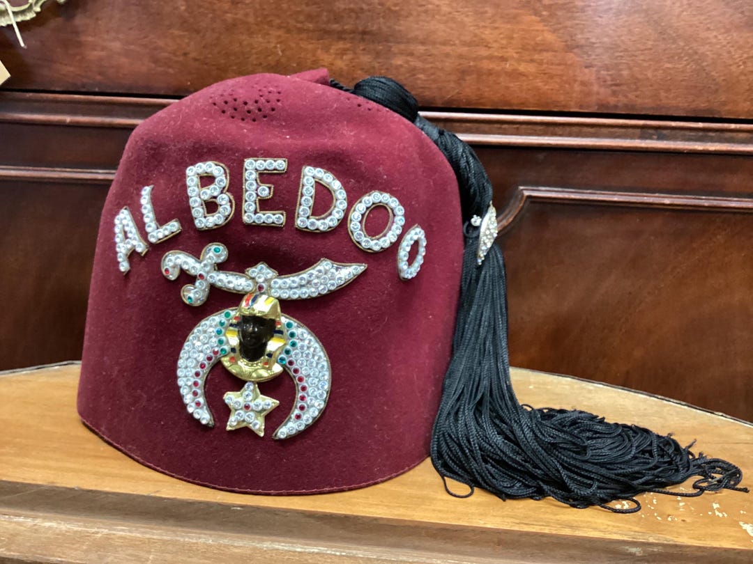 Vintage Masonic Shriner Fez - Etsy