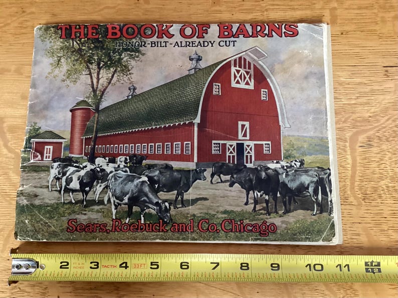 Antique Sears & Roebuck the Book of Barns - Etsy