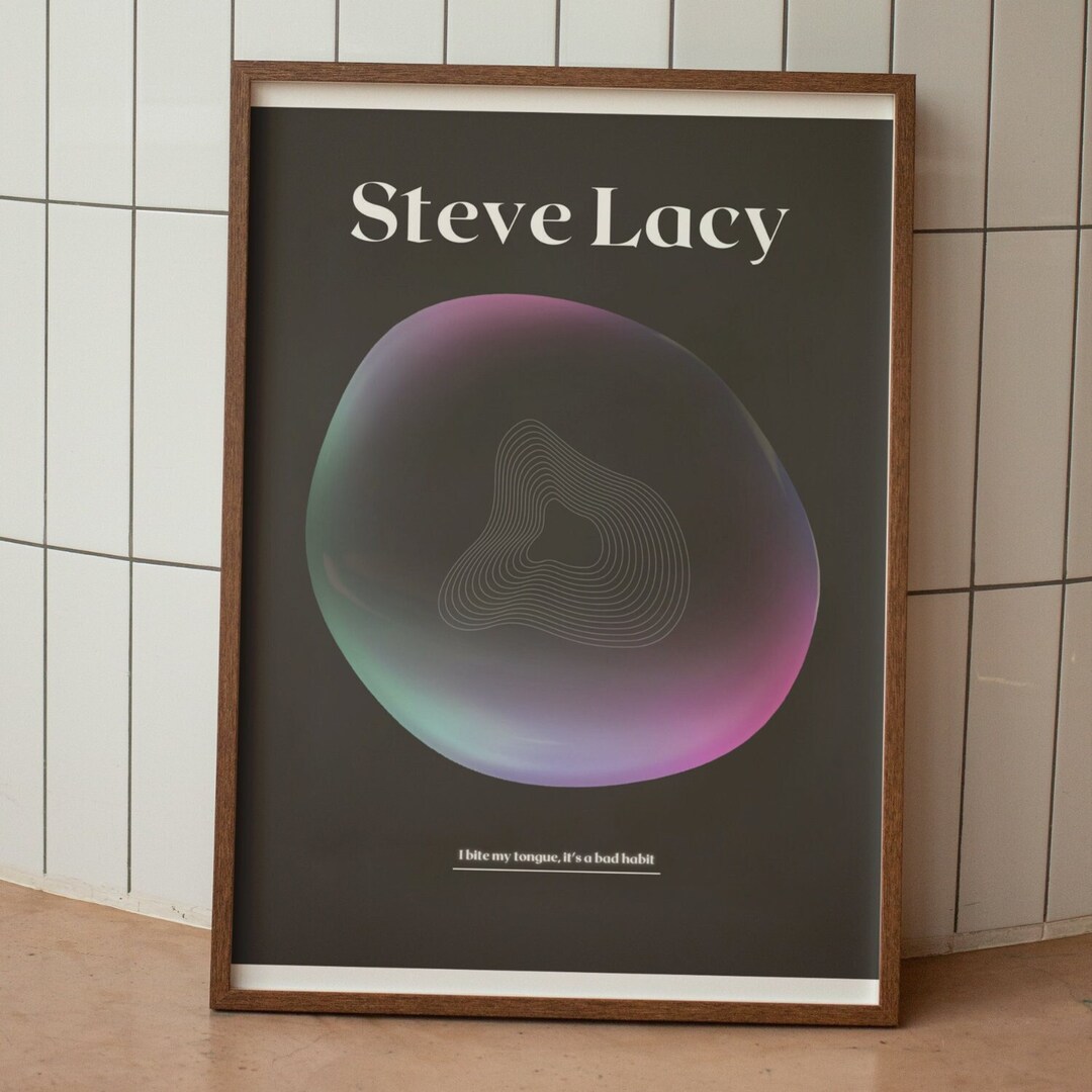 Steve Lacy Poster | Digital Download | Band Poster - Etsy