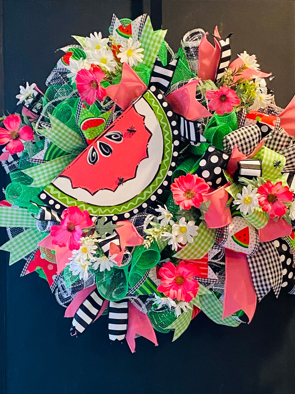 Watermelon Welcome Wreath Watermelon Wreath Welcome Wreath - Etsy