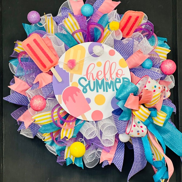 Popsicle Wreath - Etsy