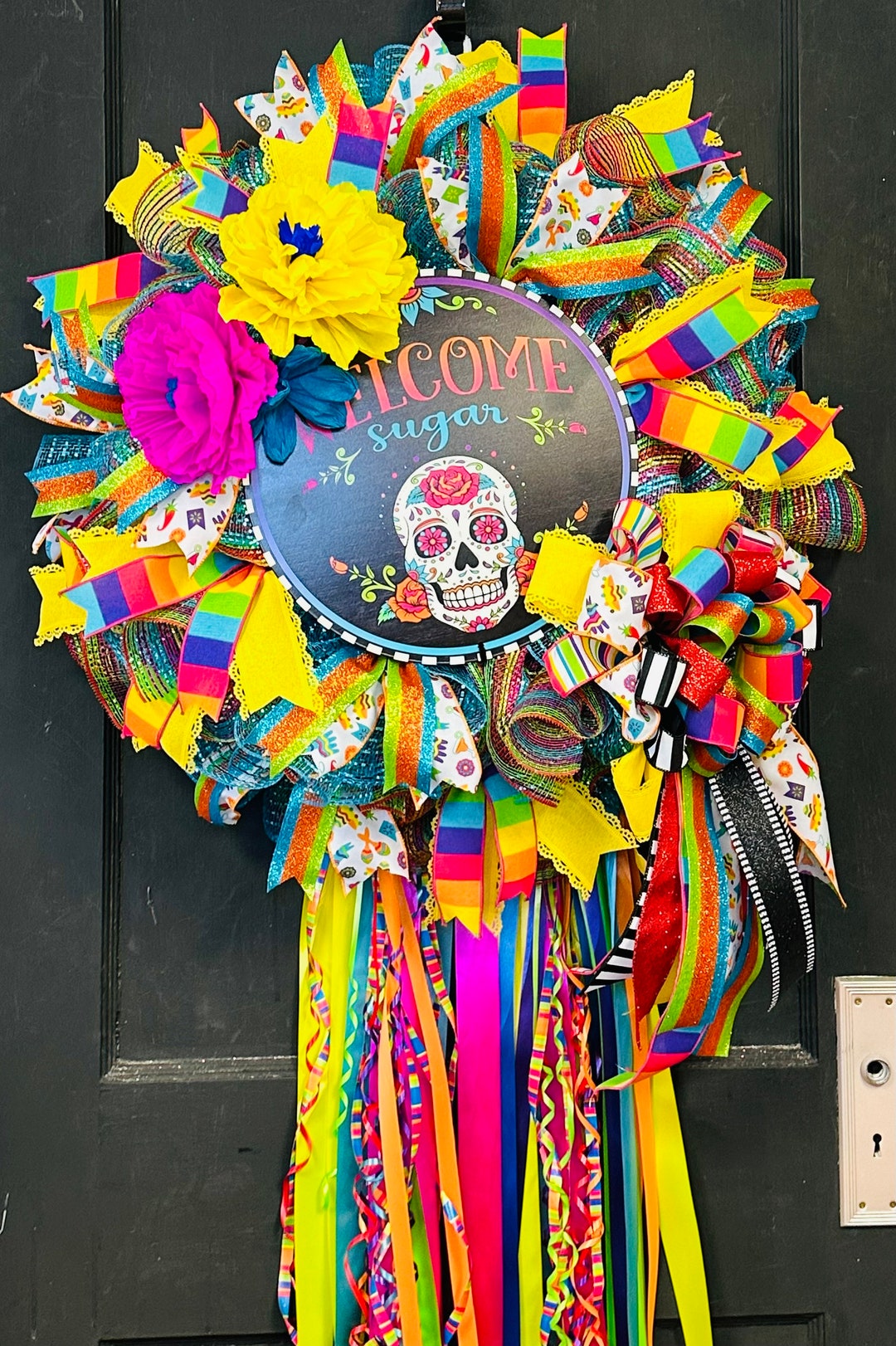 Fiesta Wreath, Cinco De Mayo Wreath, Festive Wreath, Celebrate Wreath ...