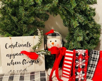 Snowman Wreath Kits - Etsy