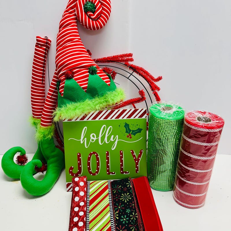 Christmas Wreath Kit - Etsy