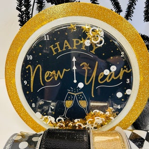 Happy New Year Celebration Holiday DIY Wreath Kit - Etsy