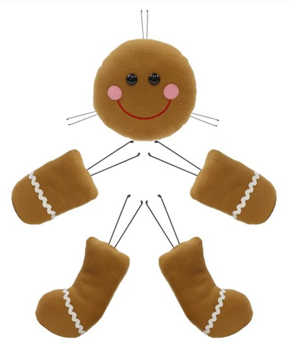 5 Pc 21h Gingerbread Decor Kit - Etsy