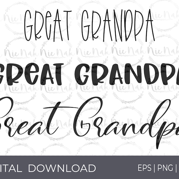 Grandpa Script Svg - Etsy