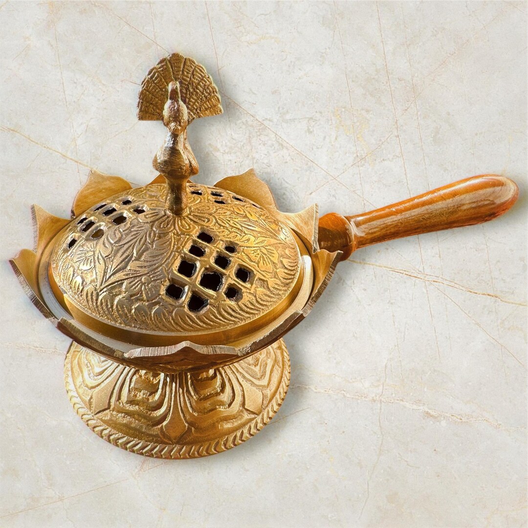 Brass Censer Burner With Handle - Etsy