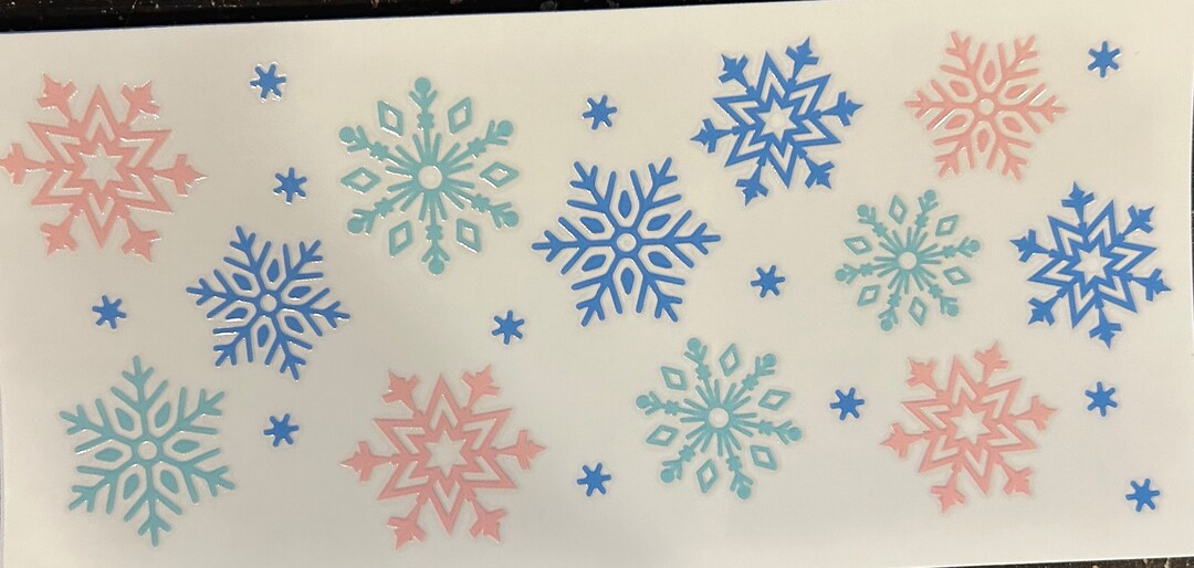 Snowflakes UV DTF Transfer - Etsy
