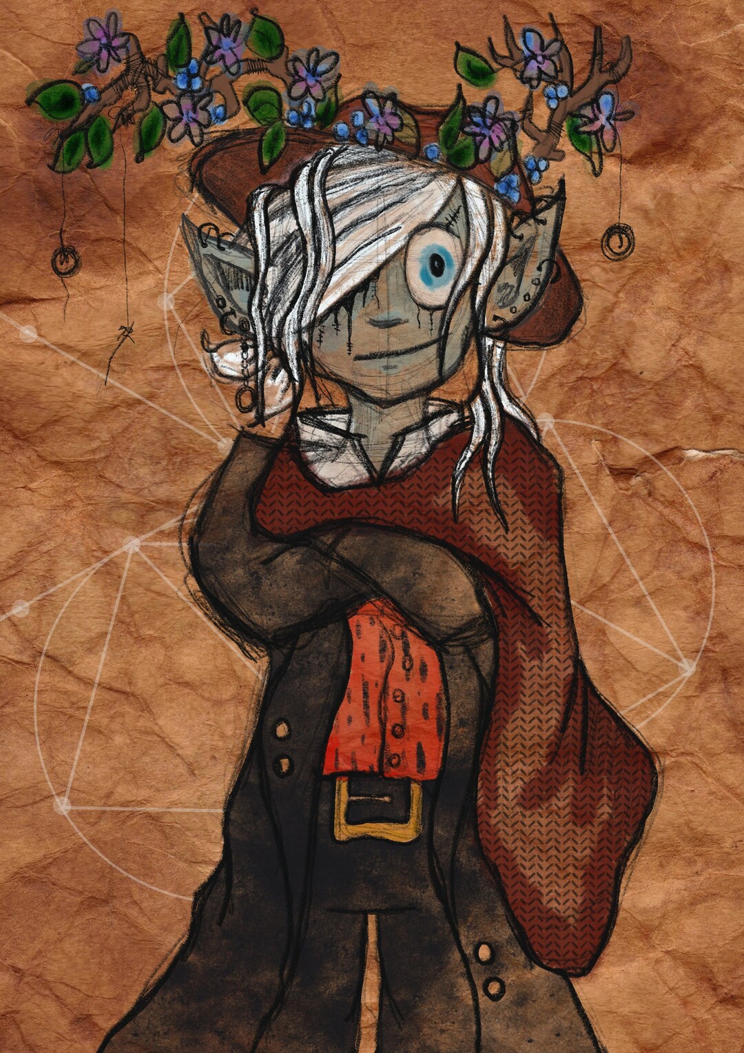 Dnd Character Portrait - A4 - Etsy