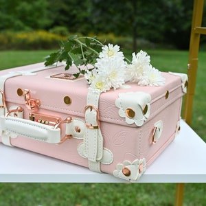 DAISY FIELDS Baby Keepsake Box, Rose Pink, Memory Case, Suitcase Memory ...