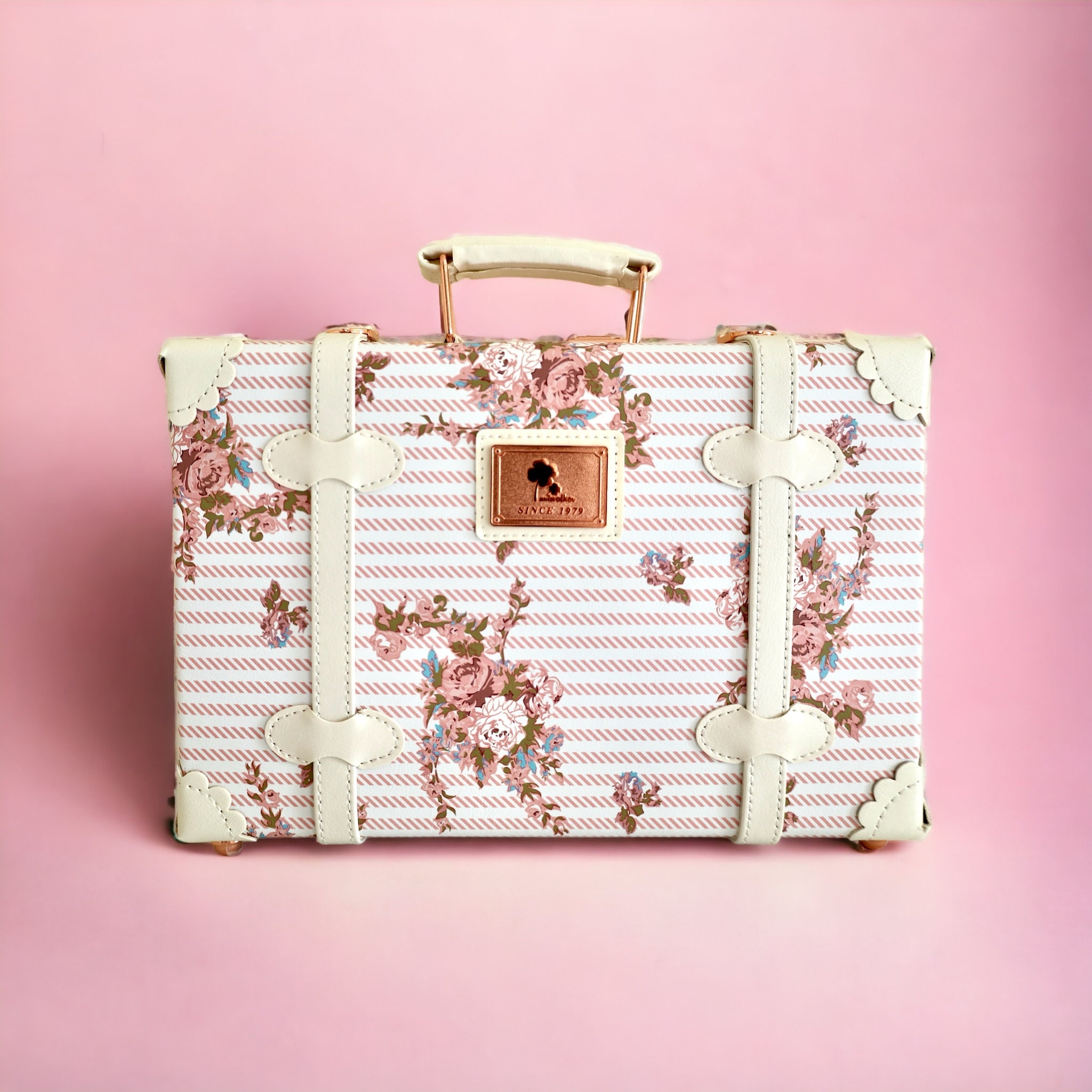 Floral Keepsake Box, Memory Case, Suitcase Memory Box, Personalized ...