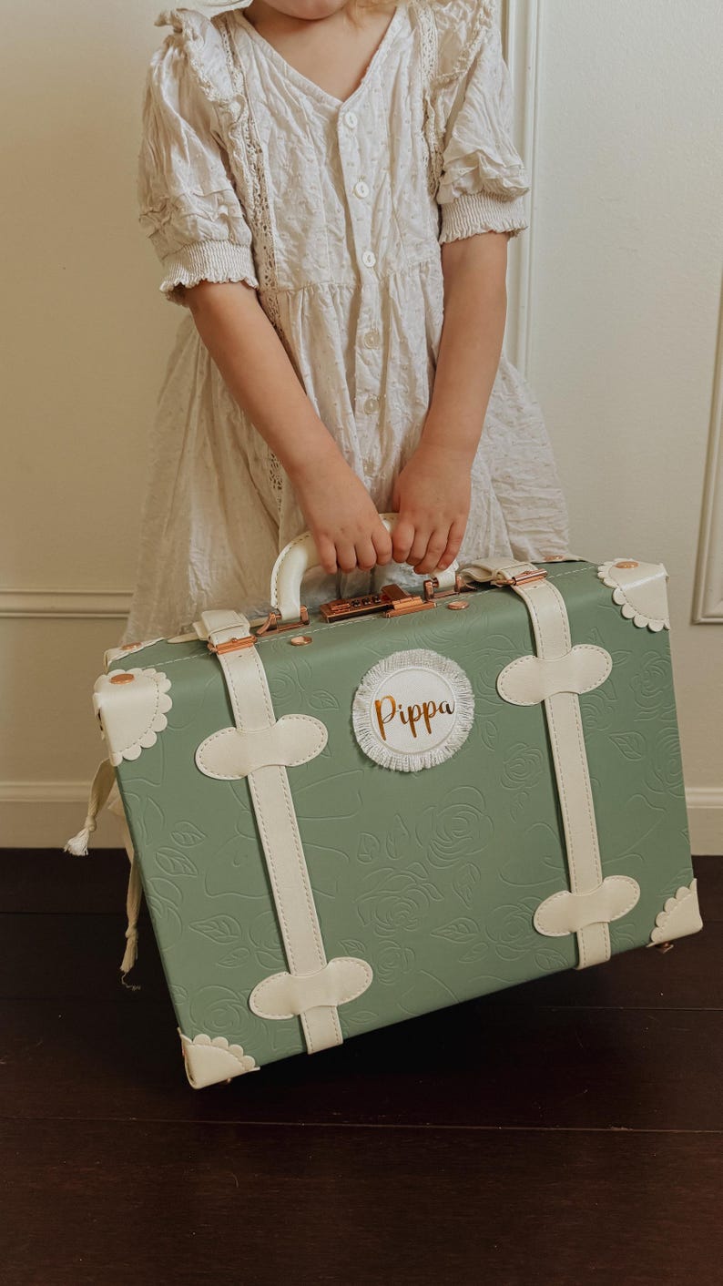 Emerald Green - Personalized Baby Keepsake Box, Memory Case, Suitcase ...