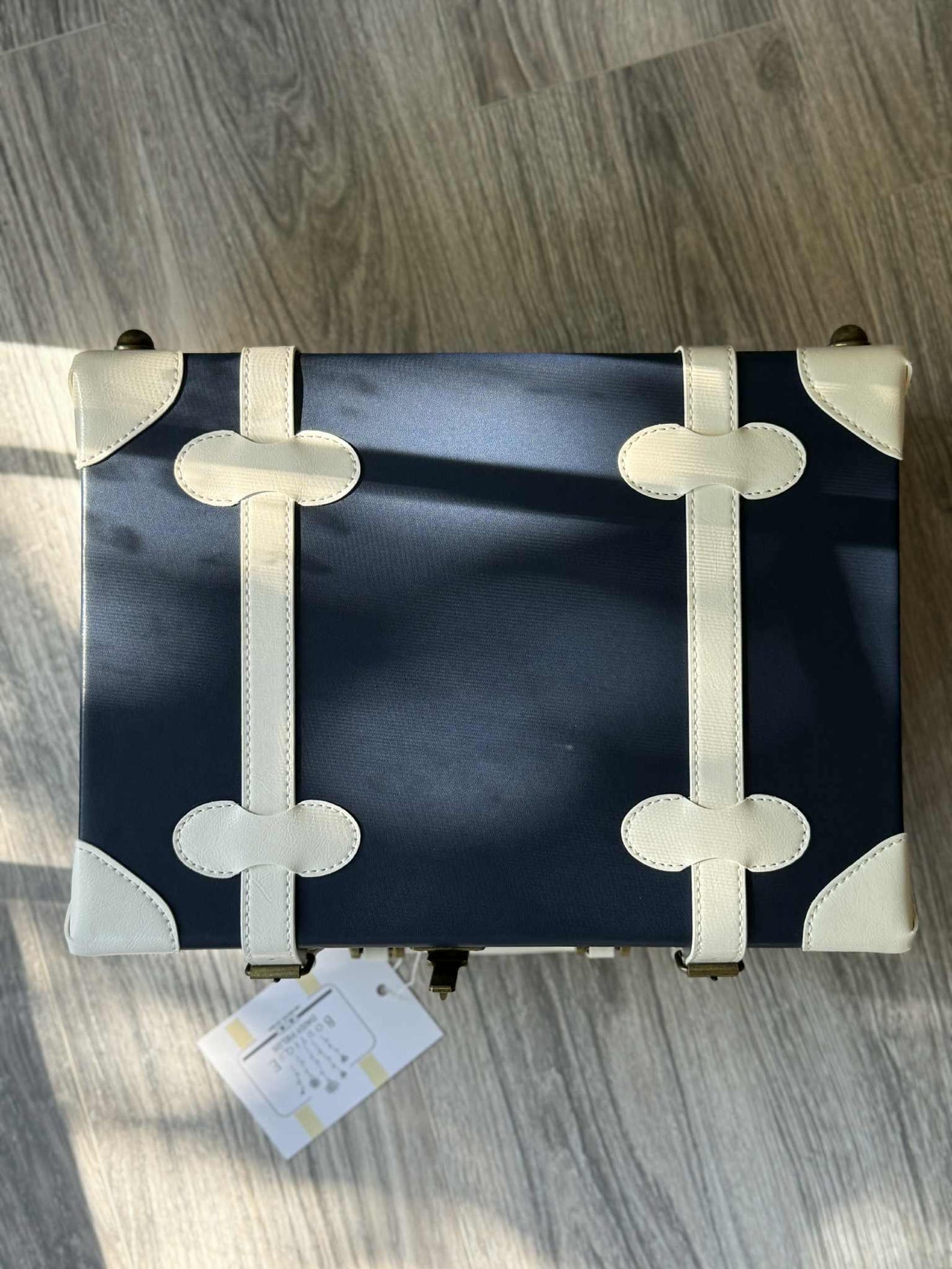 Navy Blue Baby Boy Trunk – Keepsake Box Gift With Diapers | Baby Shower ...