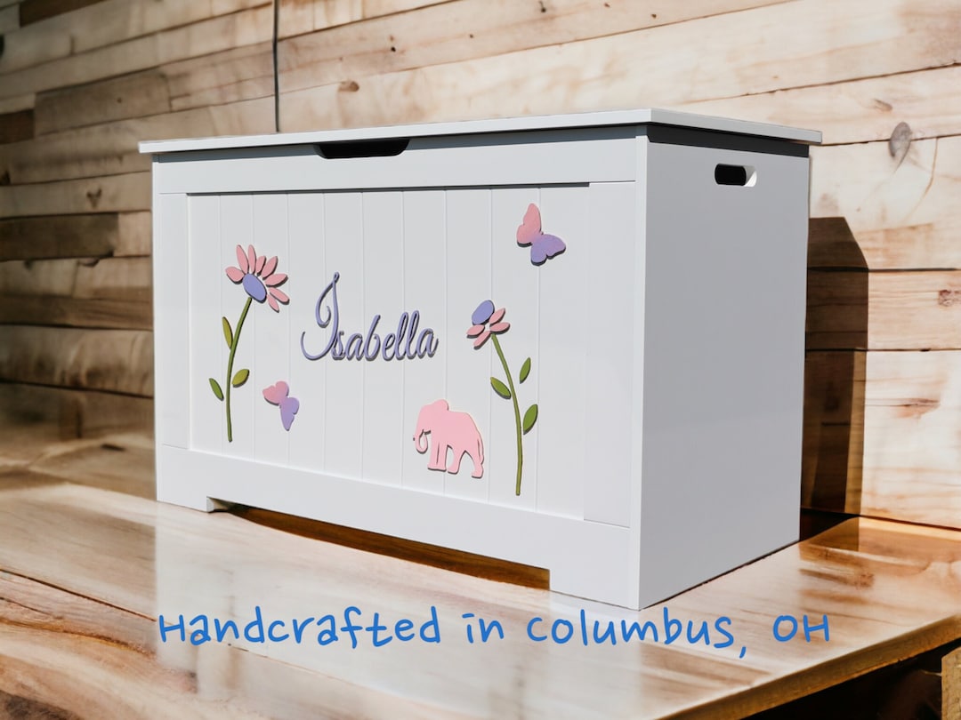 3D Personalized Wooden Toy Box or Wooden Elements Only by Daisy Fields ...