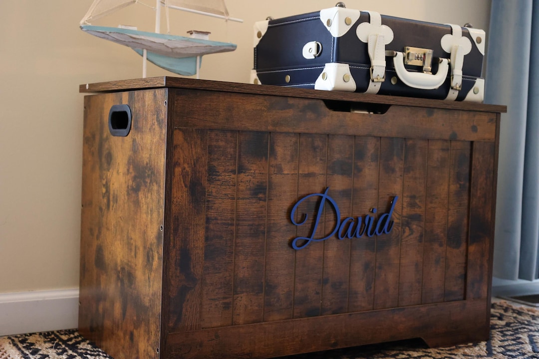 3D Personalized Wooden Toy Box or Wooden Elements Only by Daisy Fields ...