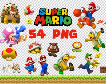 Mario Overlays | Etsy