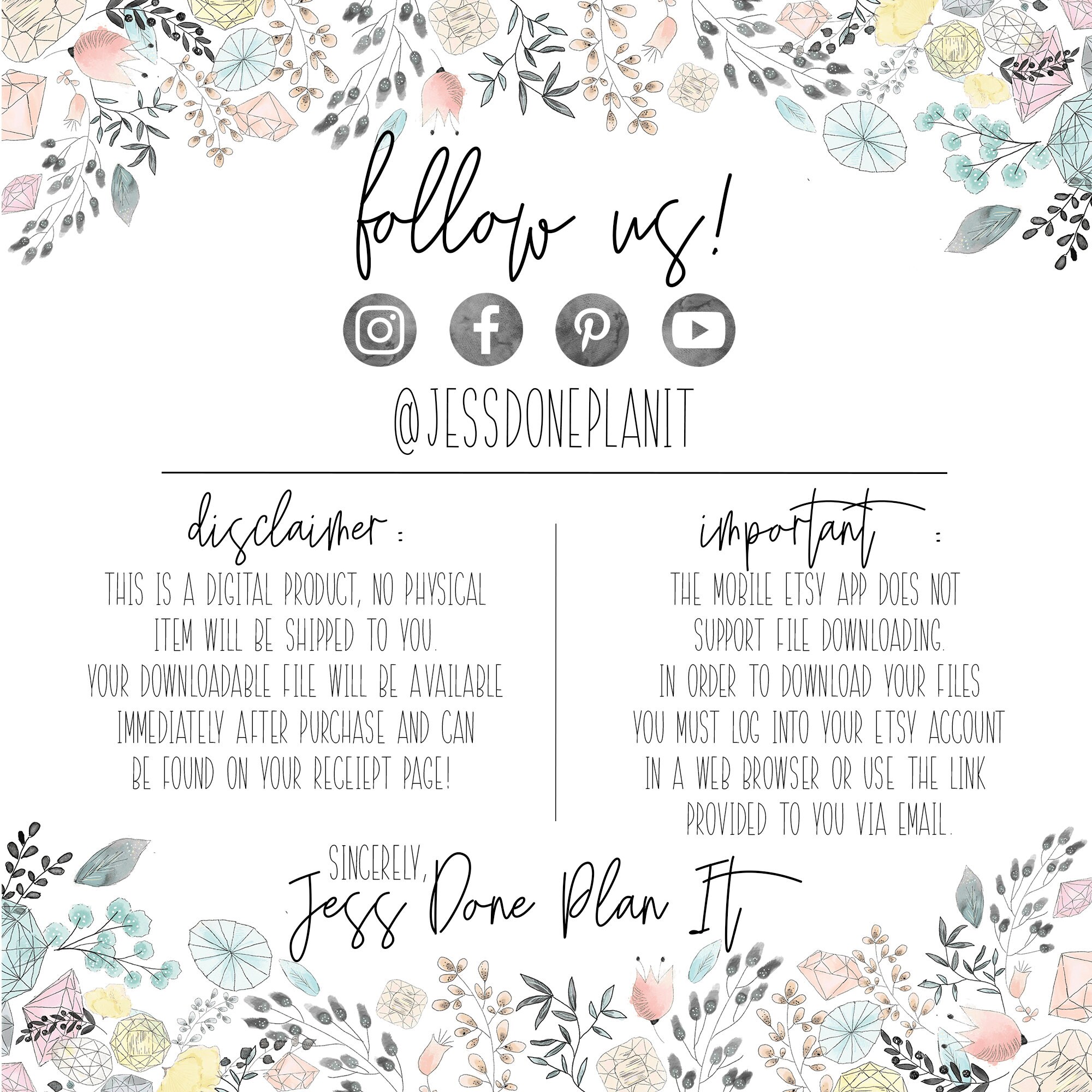 Sunflower Digital Planner Sticker Pack | Sunflower Stickers | Digital ...
