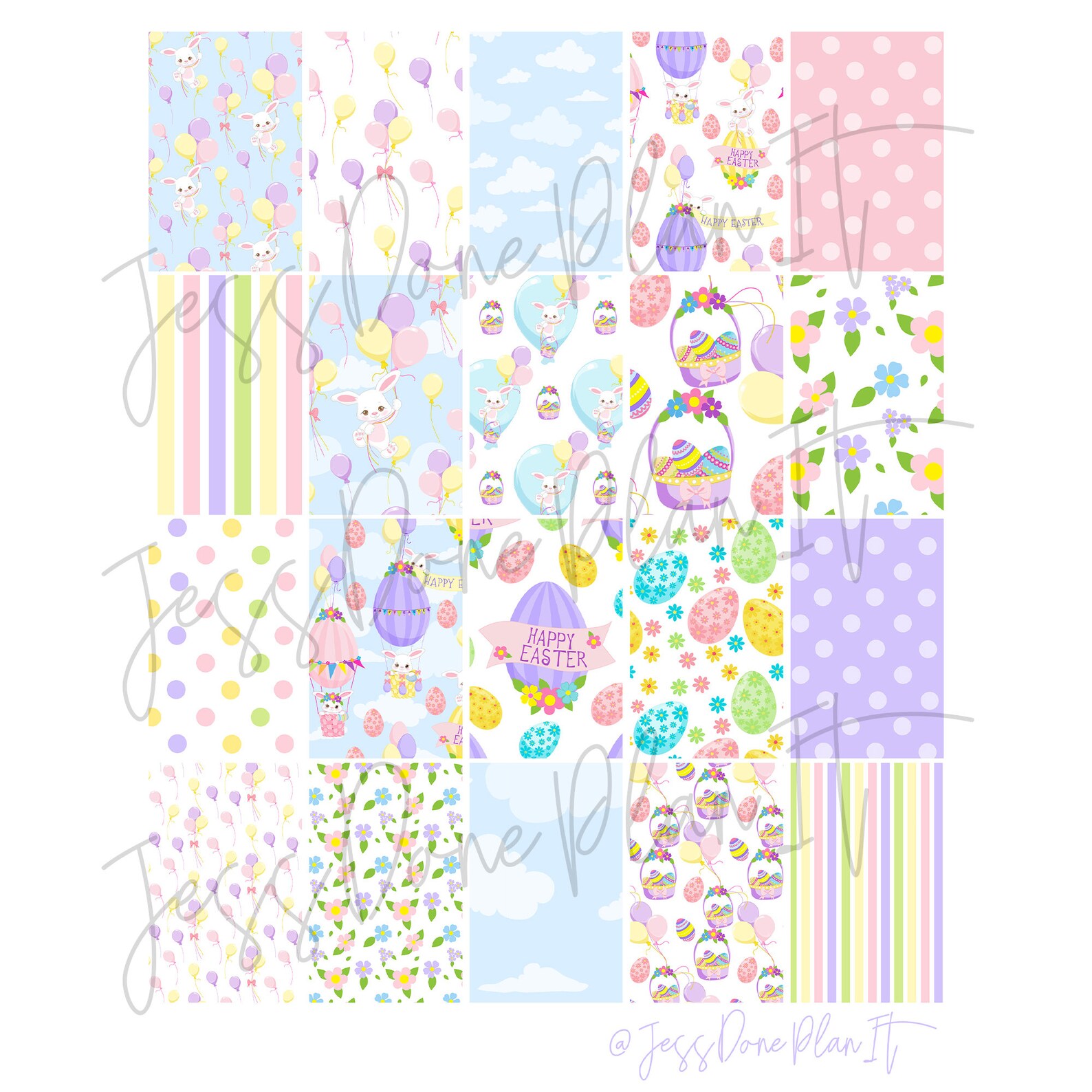 Easter Digital Planner Stickers Springs Stickers Planner Stickers ...