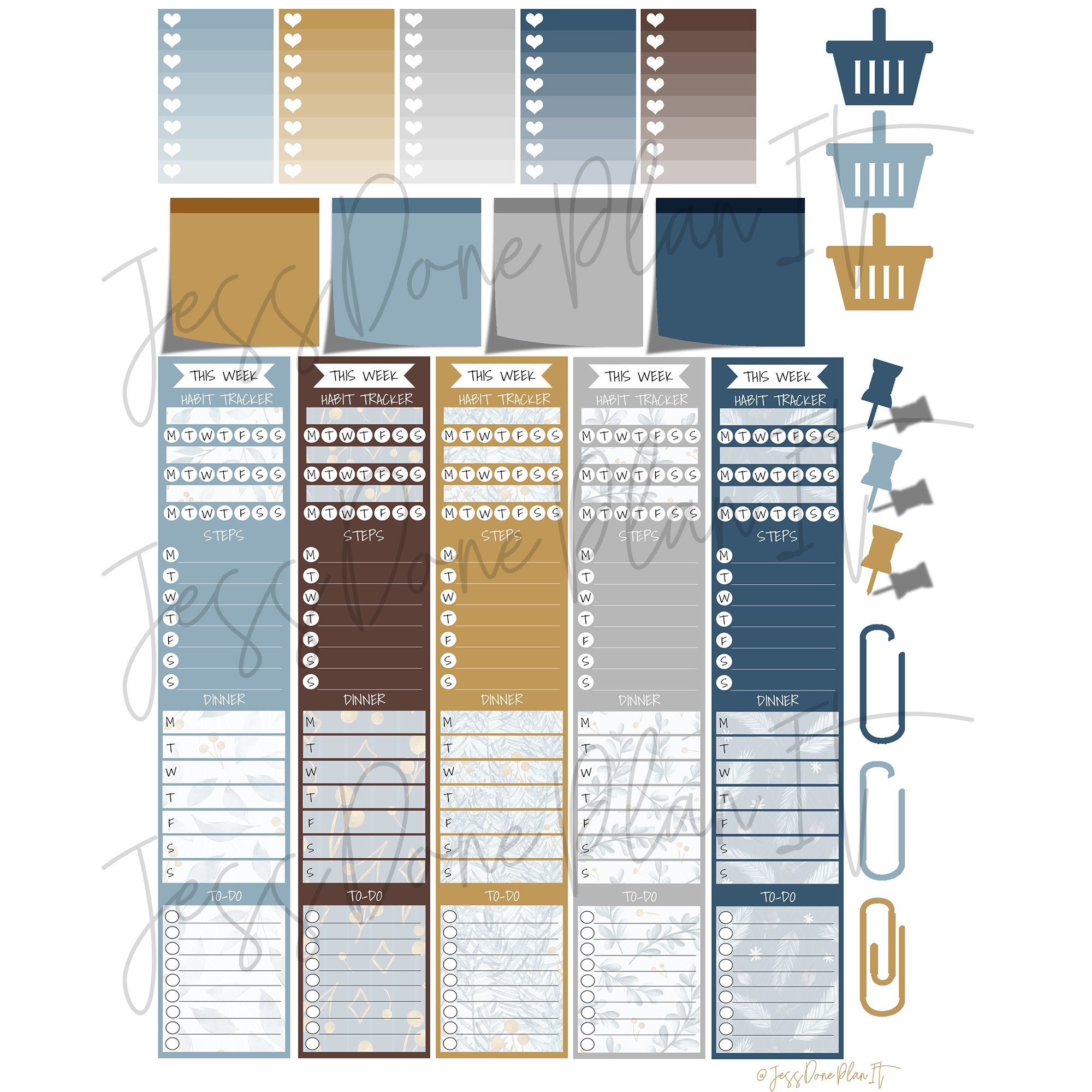 Winter Wonderland Digital Planner Stickers | Winter Stickers ...