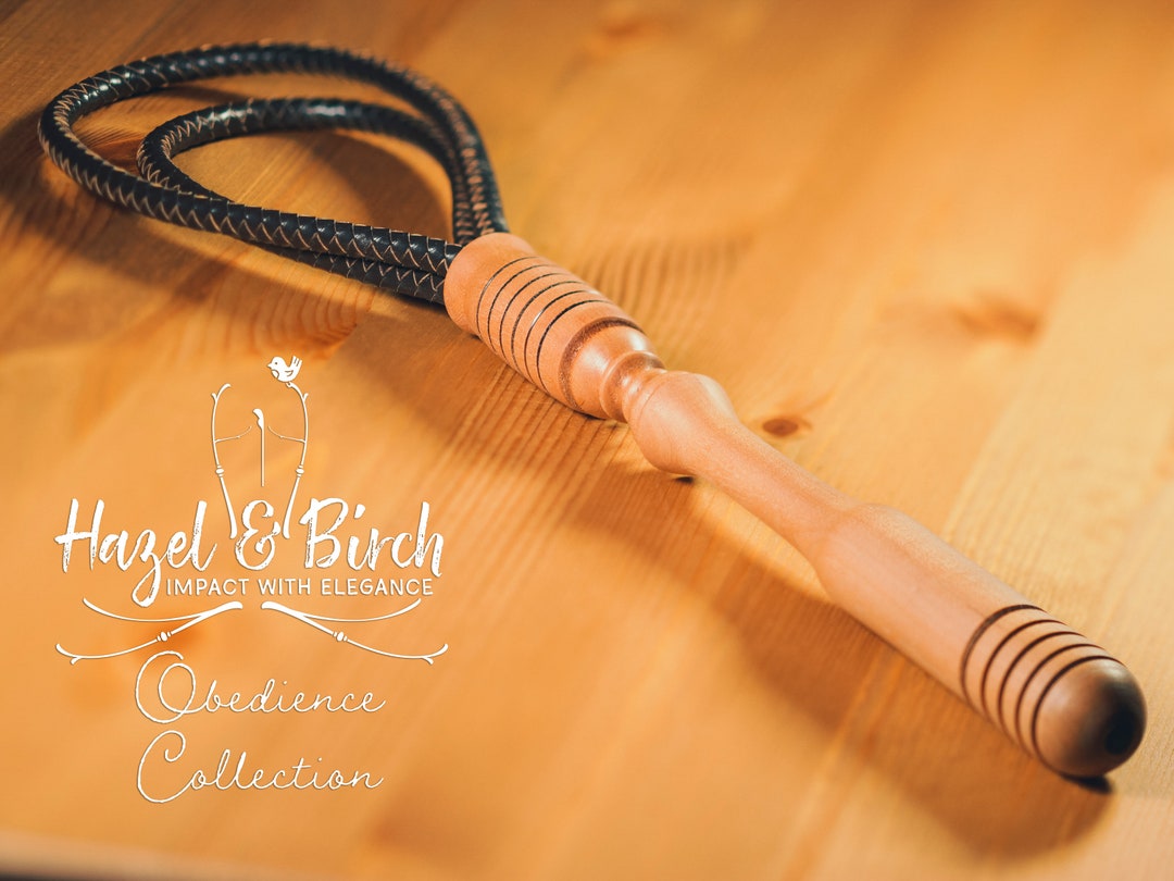 Leather Spanking Strap in Cherry Loop Whip Discipline - Etsy Canada