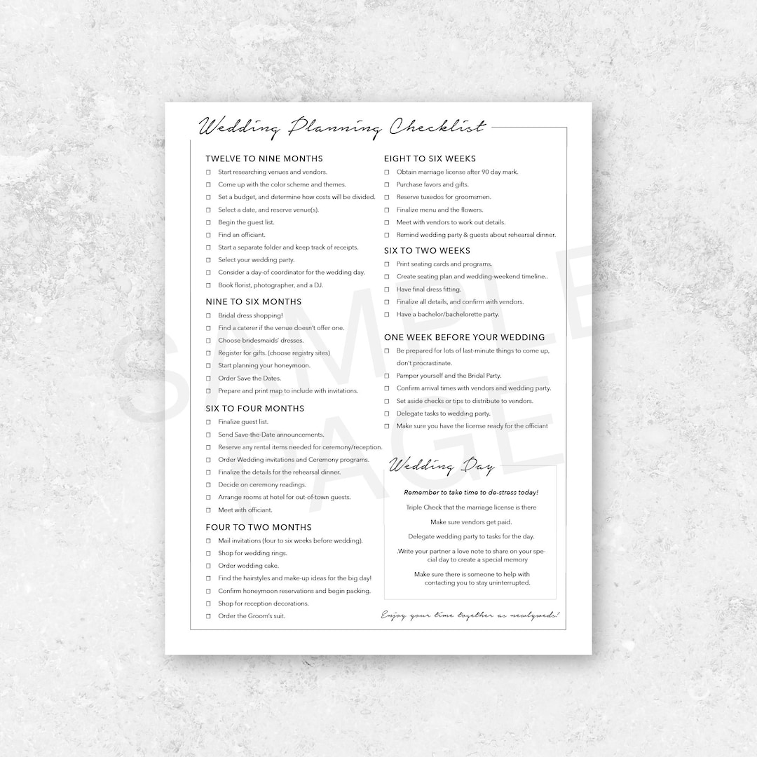 Wedding Timeline Wedding Checklist Wedding Planning Checklist Wedding Timeline Wedding Checklist Wedding Planning Checklist